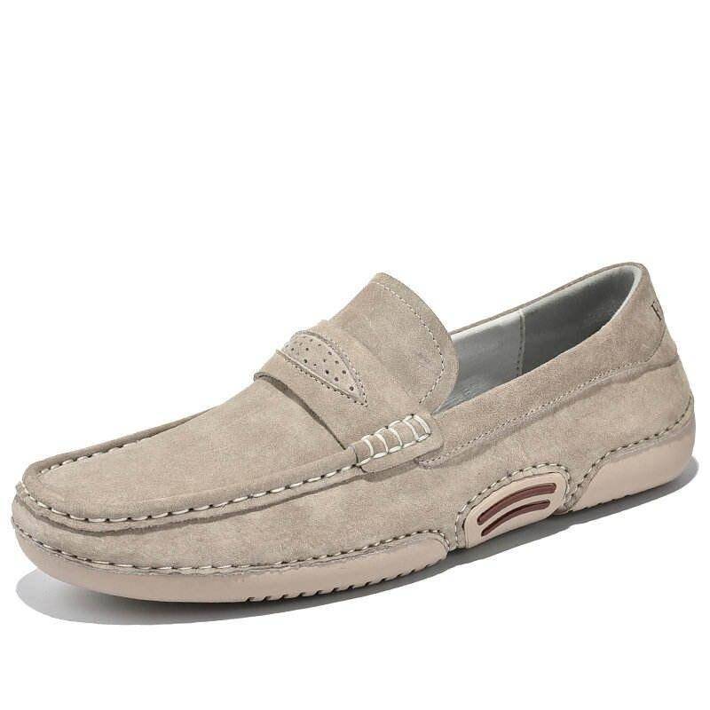 Italian Leather Breathable Loafers