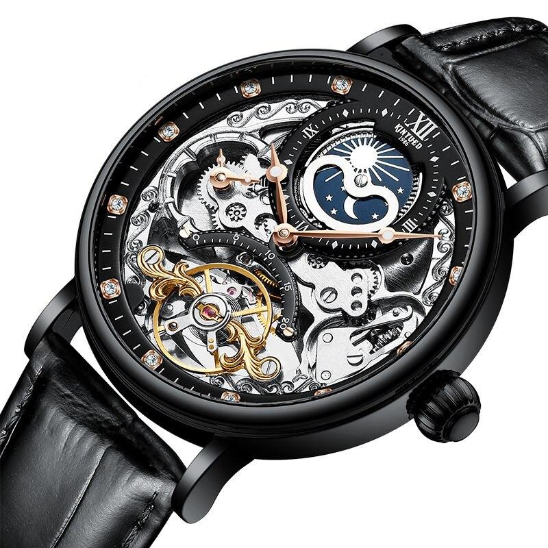 Tourbillon Transparent Wrist Watch
